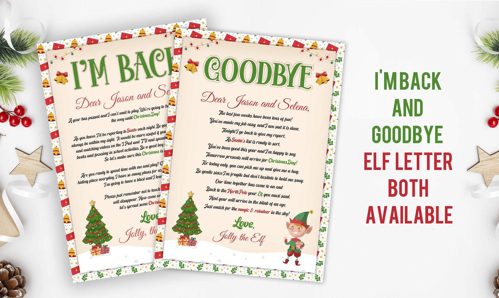 Elf Printable, Personalized Elf Letter, Elf on the Shelf, Elf Arrival ...