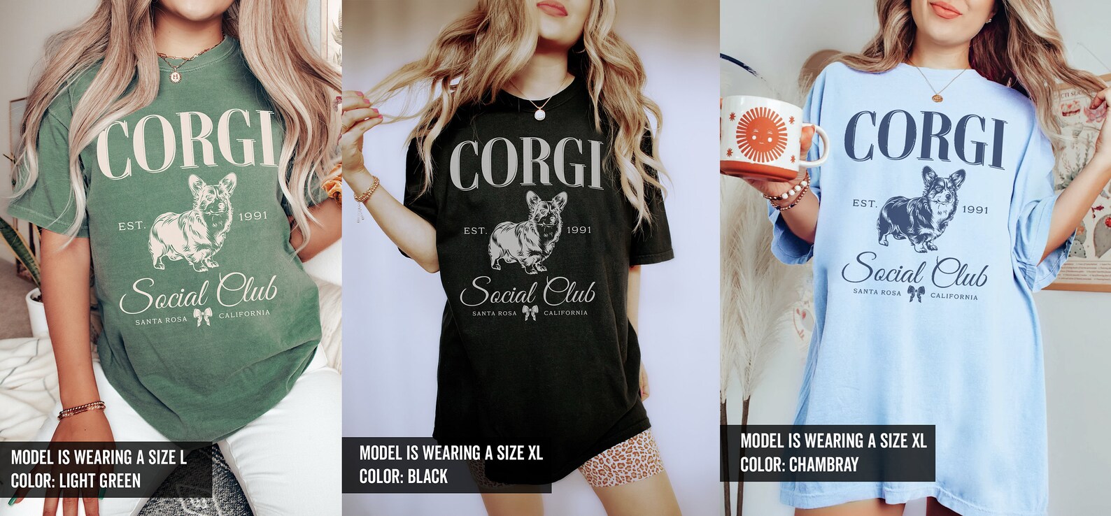 Custom Corgi Shirt Old Money Aesthetic Clothes Social Club Shirt Preppy ...