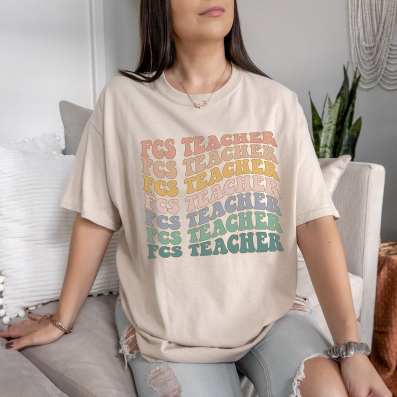 Fcs Teacher Shirt Facs Teacher Retro Teacher Shirt Back to School Shirt ...