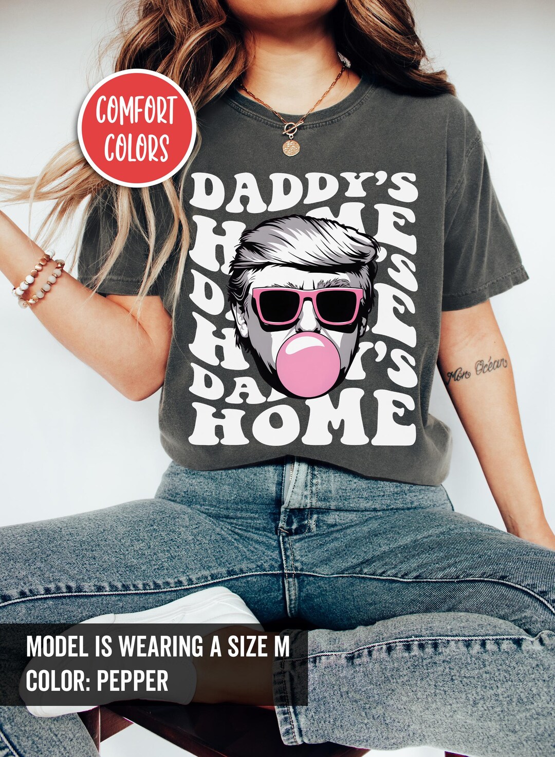 Retro Daddy's Home Shirt Trump 47th President Shirt Trump Won Again ...