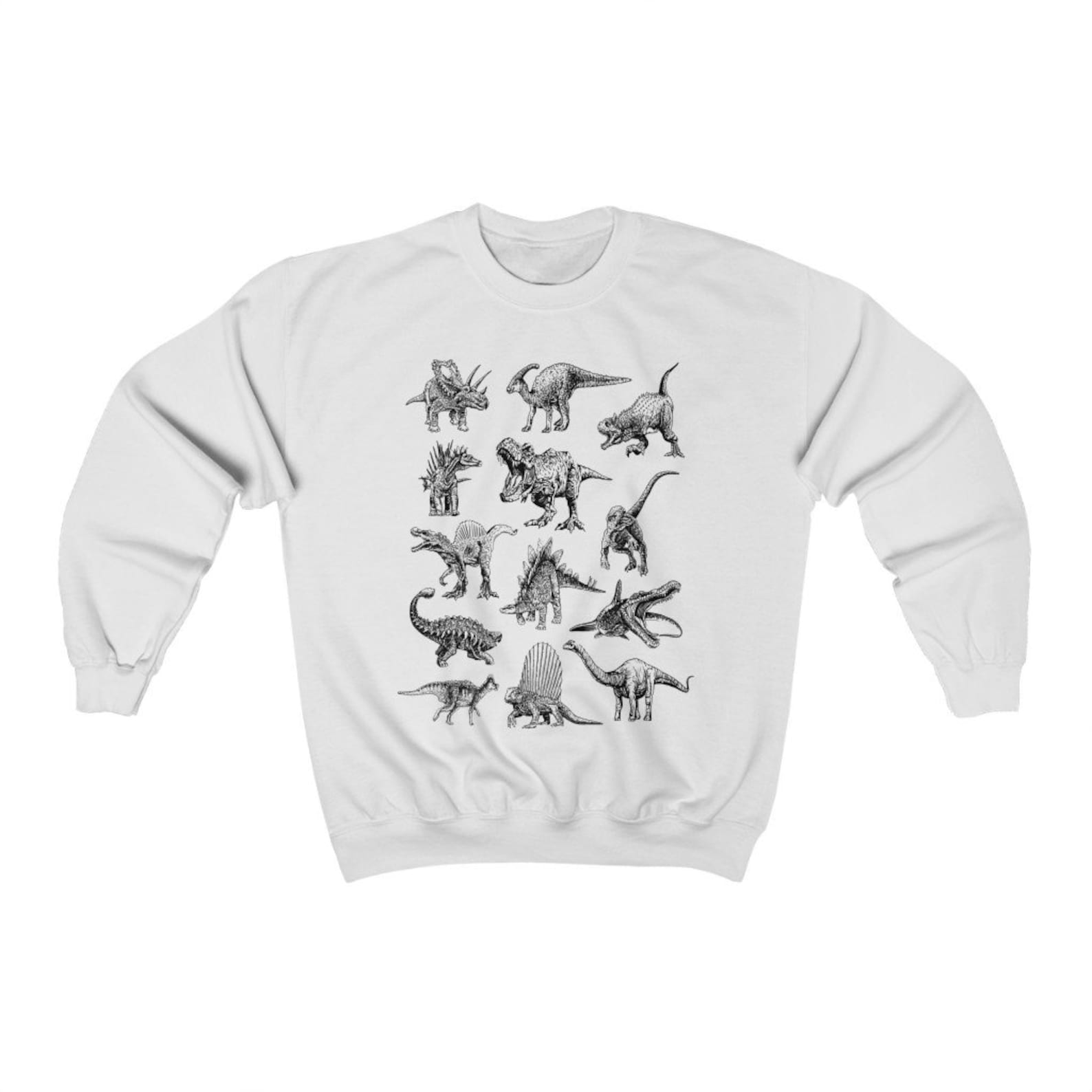 Dinosaur Sweatshirt Dinosaur Sweater Dinosaur Crewneck Dinosaur Clothes ...