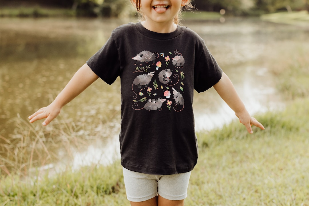 Kids Possum Shirt Opossum Shirt Possum Print Possum T Shirt Possum ...