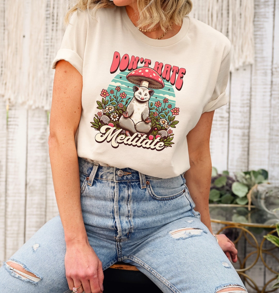 Retro Possum Shirt Opossum Shirt Possum Gifts Cottage Core Shirt ...