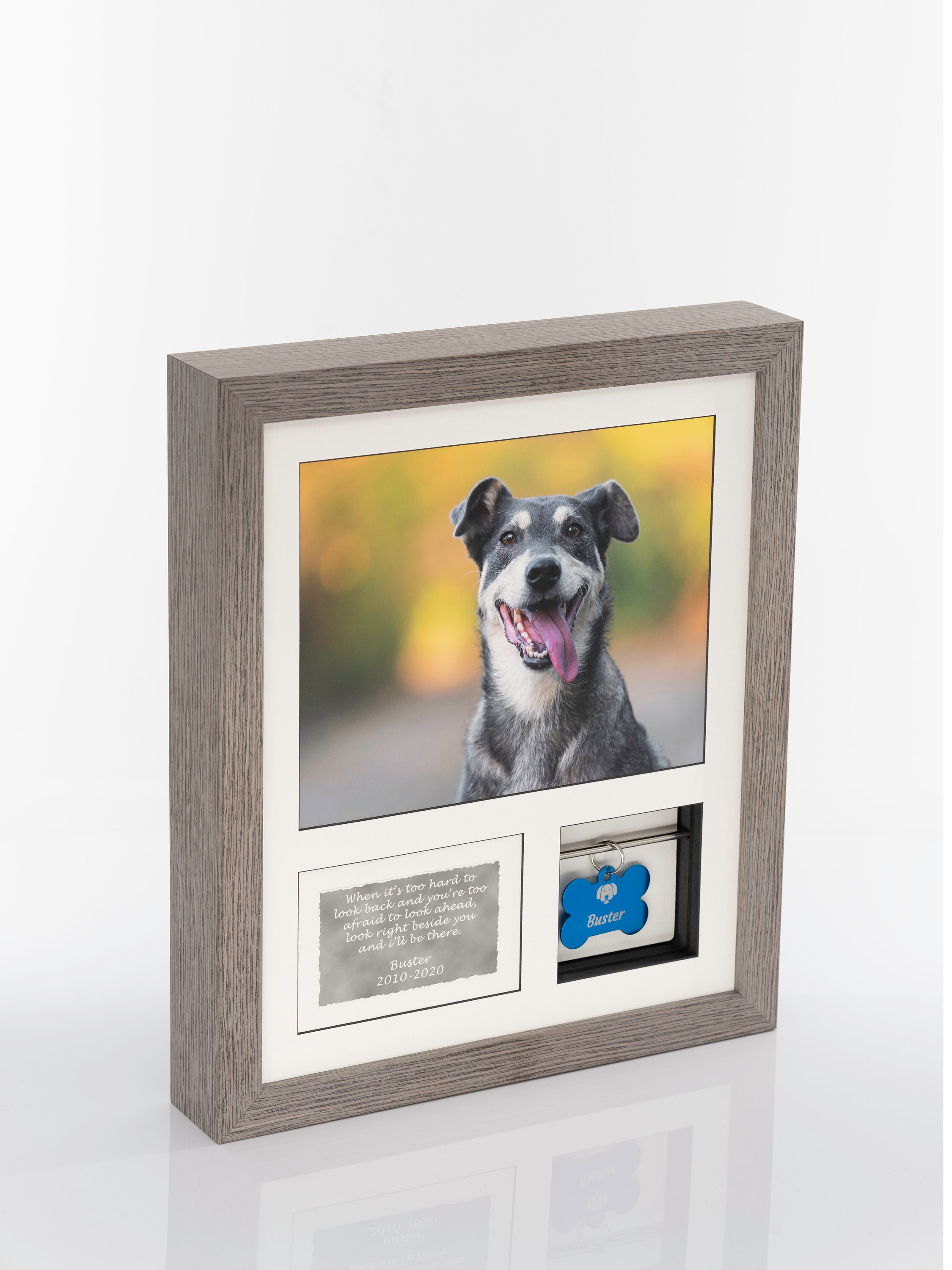 Pet Ashes Keepsake Frame 12x10 Holds a tag and ashes | Etsy