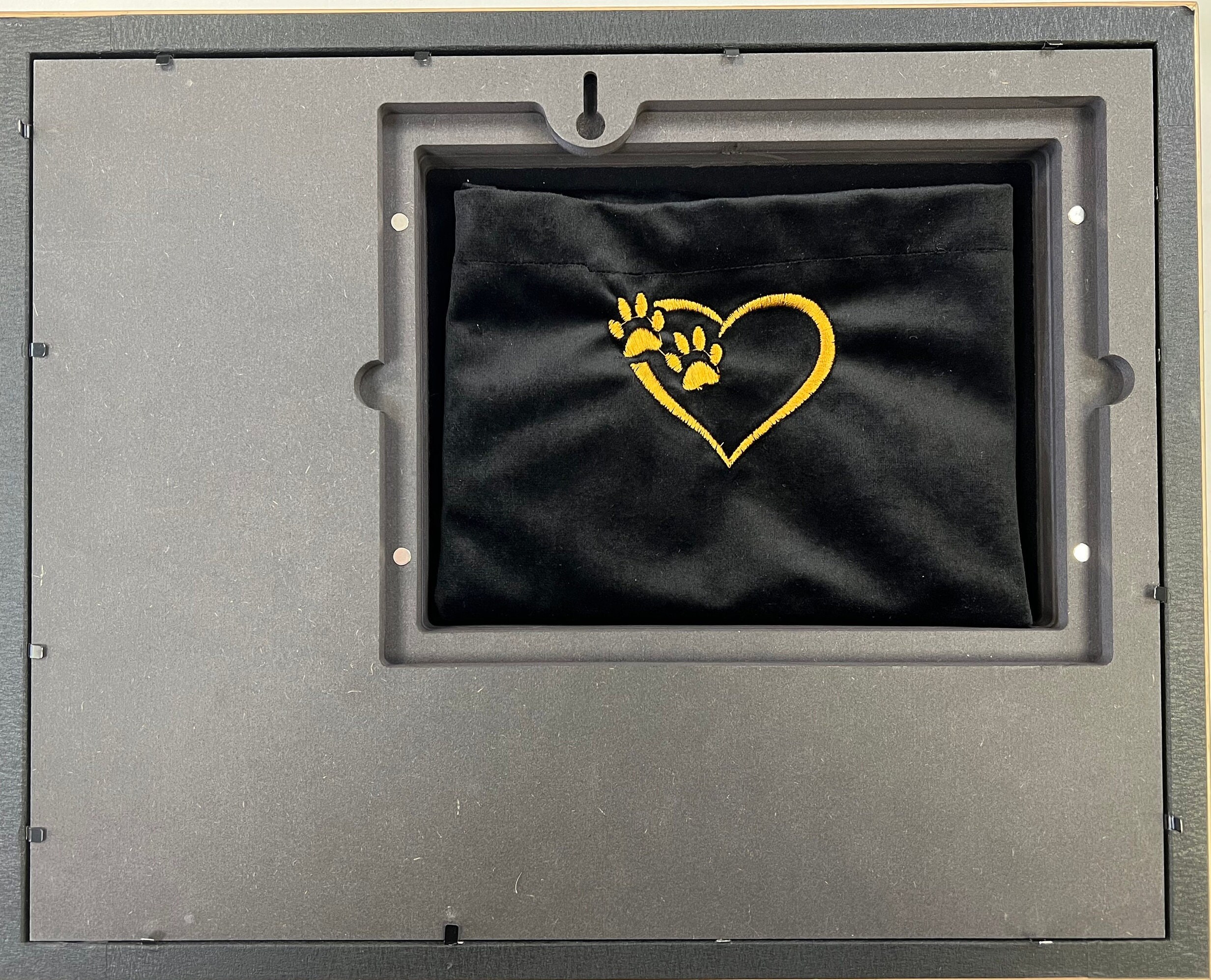 Personalized Embroidered Ashes Pouch, Pet Ashes Keepsake, Animal ...