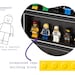 Handcrafted Wood Lego Display Frame - Showcase 138 Mini Figures in ...