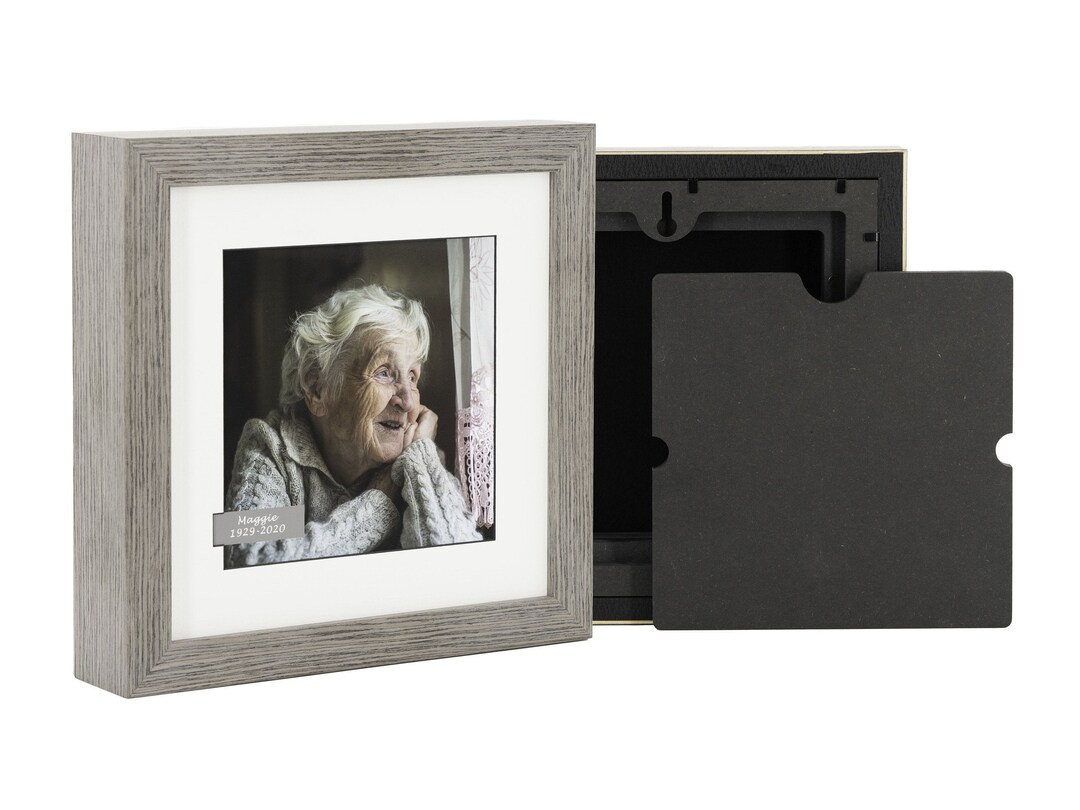 Solid Wood Adult / Child Ashes Frame Urn - 8x8" (20.3x20.3cm ...