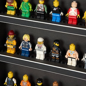 Handcrafted Wood Lego Display Frame - Showcase 138 Mini Figures in ...