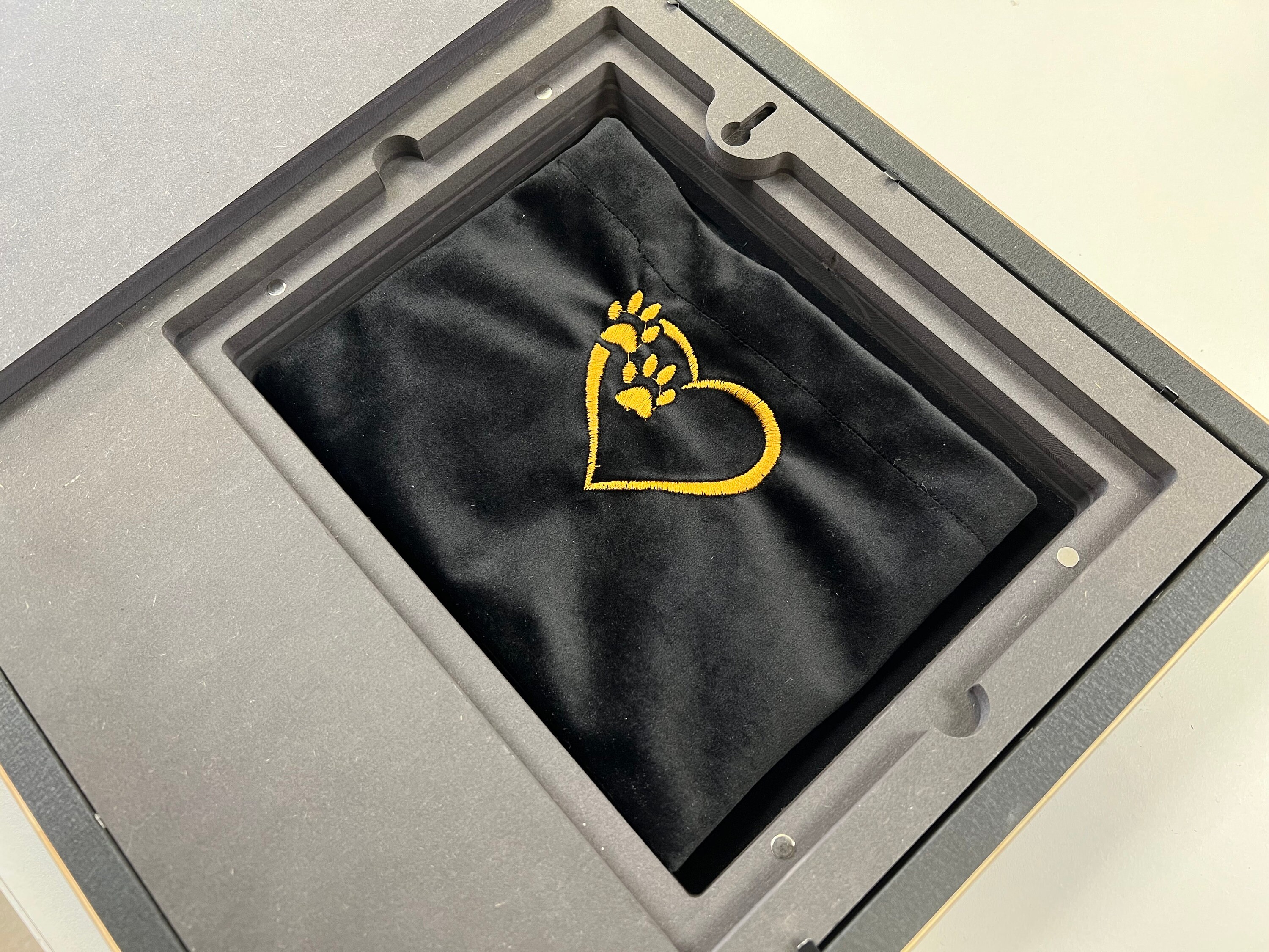 Personalized Embroidered Ashes Pouch Pet Ashes Keepsake - Etsy UK