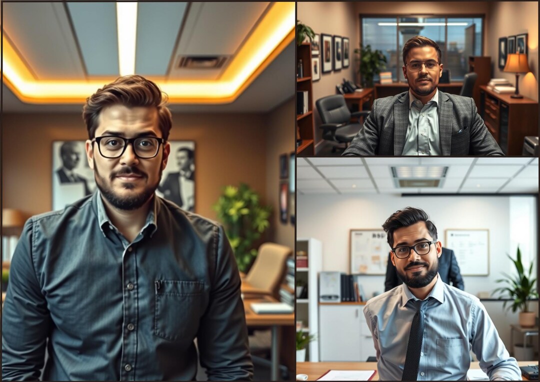 50 Modern Office Digital Backdrops for Professional Headshots ...