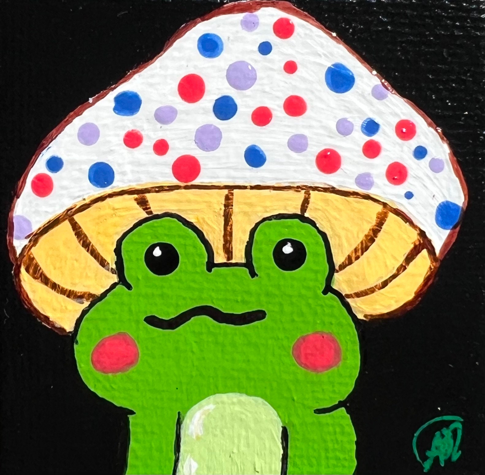 Pride Frogs 2x2 Acrylic Painting Mini Wall Art - Etsy