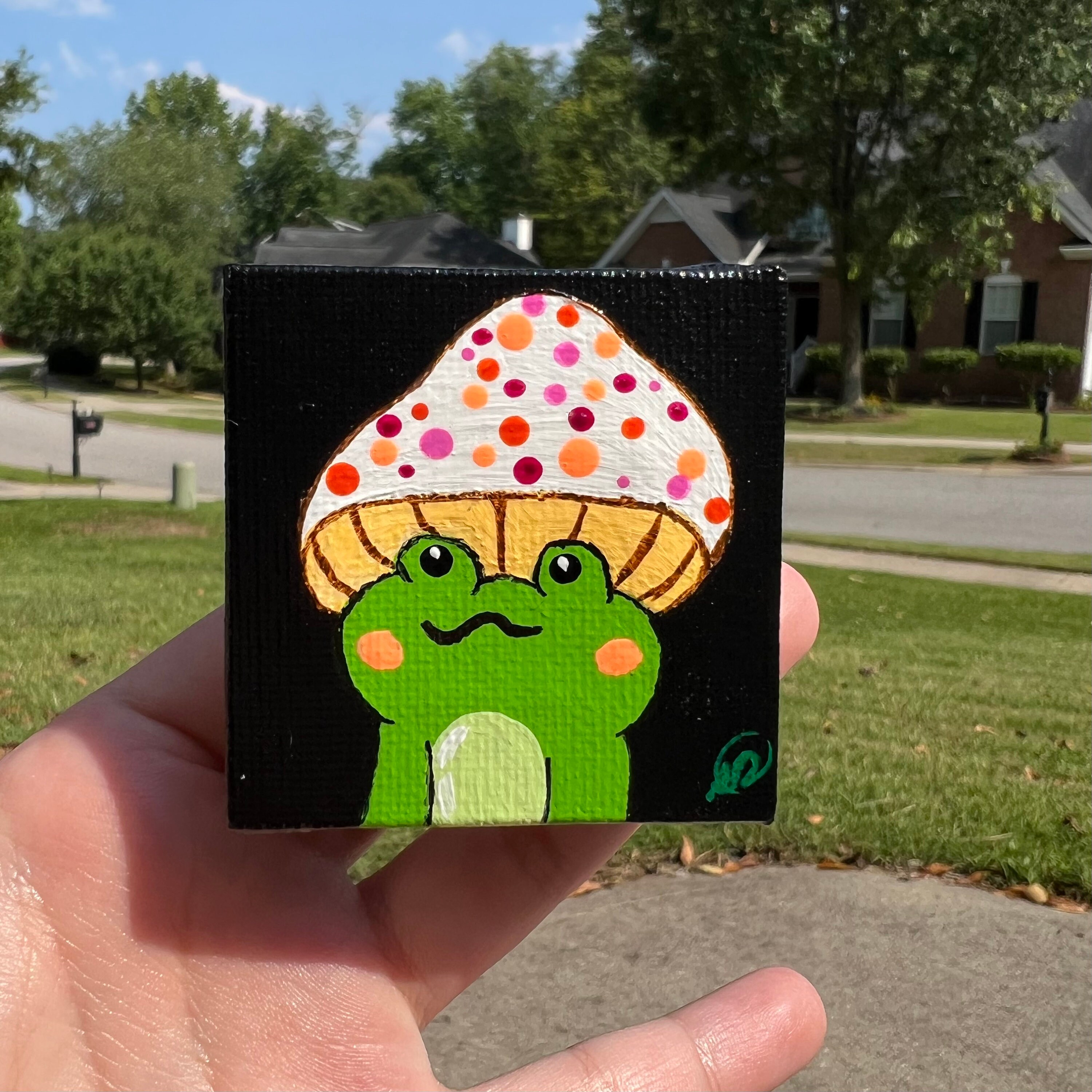 Pride Frogs 2x2 Acrylic Painting Mini Wall Art - Etsy
