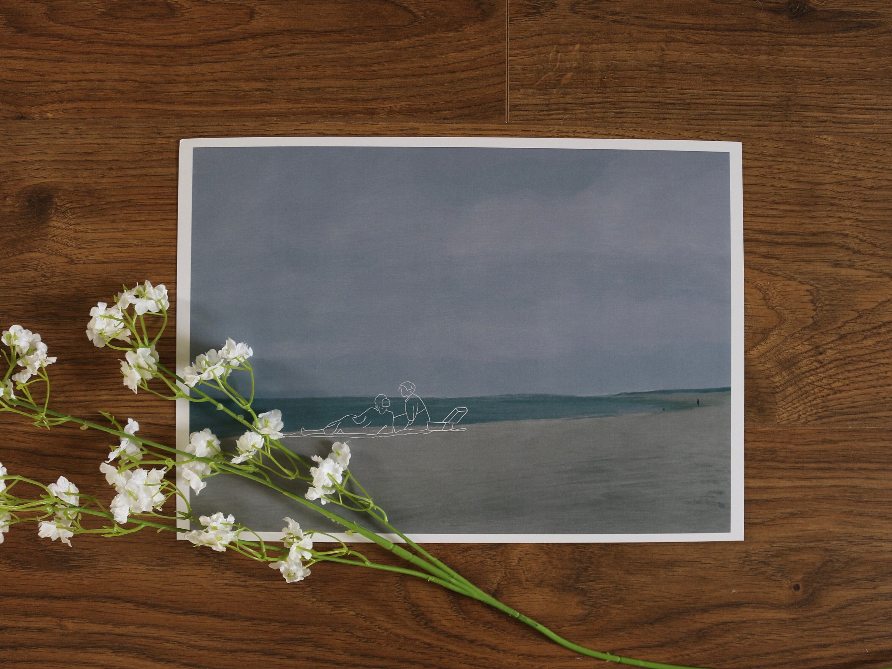 Little Women A4 Art Print Great Gerwig 2019 Watercolour Line Drawing ...