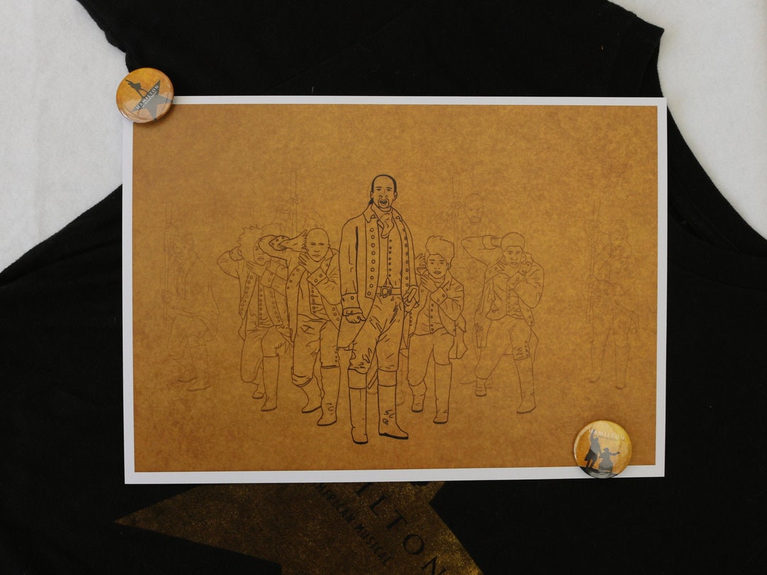 Hamilton Battle of Yorktown A4 Art Print | Lin Manuel Miranda Broadway ...