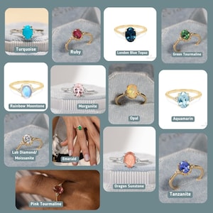 Pale Blue Aquamarine & Diamond Ring,oval Cut Engagement Ring,unique ...