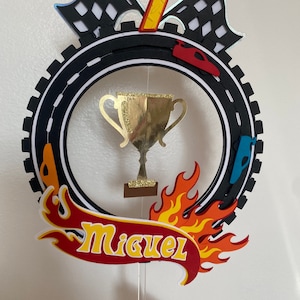 Race Car Cake Topper - Etsy