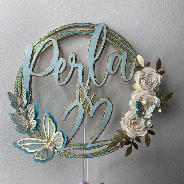 Butterfly Cake Topper - Etsy