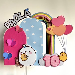 Molang Inspired Cake Topper - Etsy