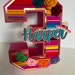 Mexican Fiesta 3D Letter - Etsy