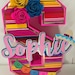 Mexican Fiesta 3D Letter - Etsy