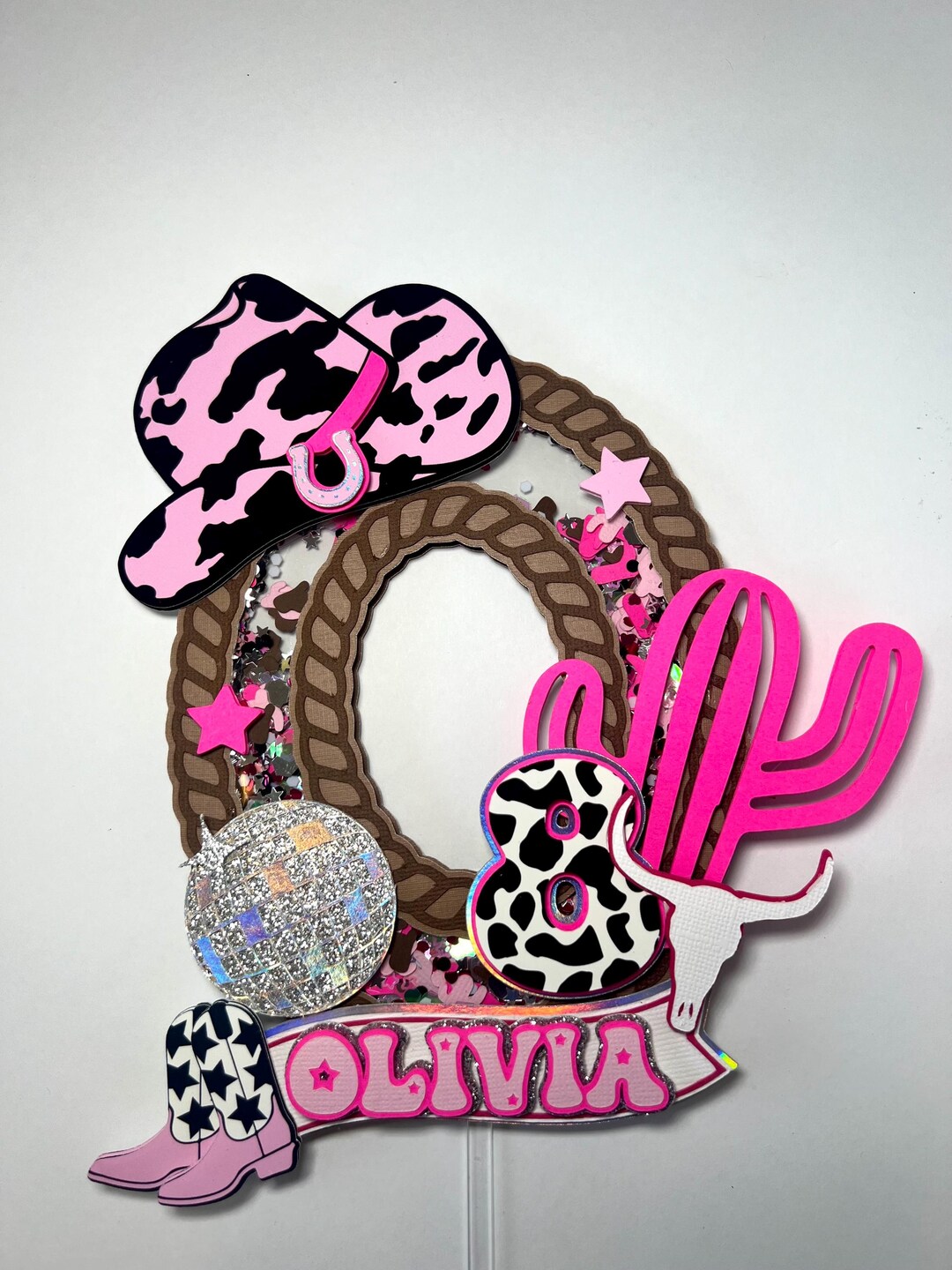 Cowgirl Cake Topper | Rodeo Girl Cake Topper - Etsy