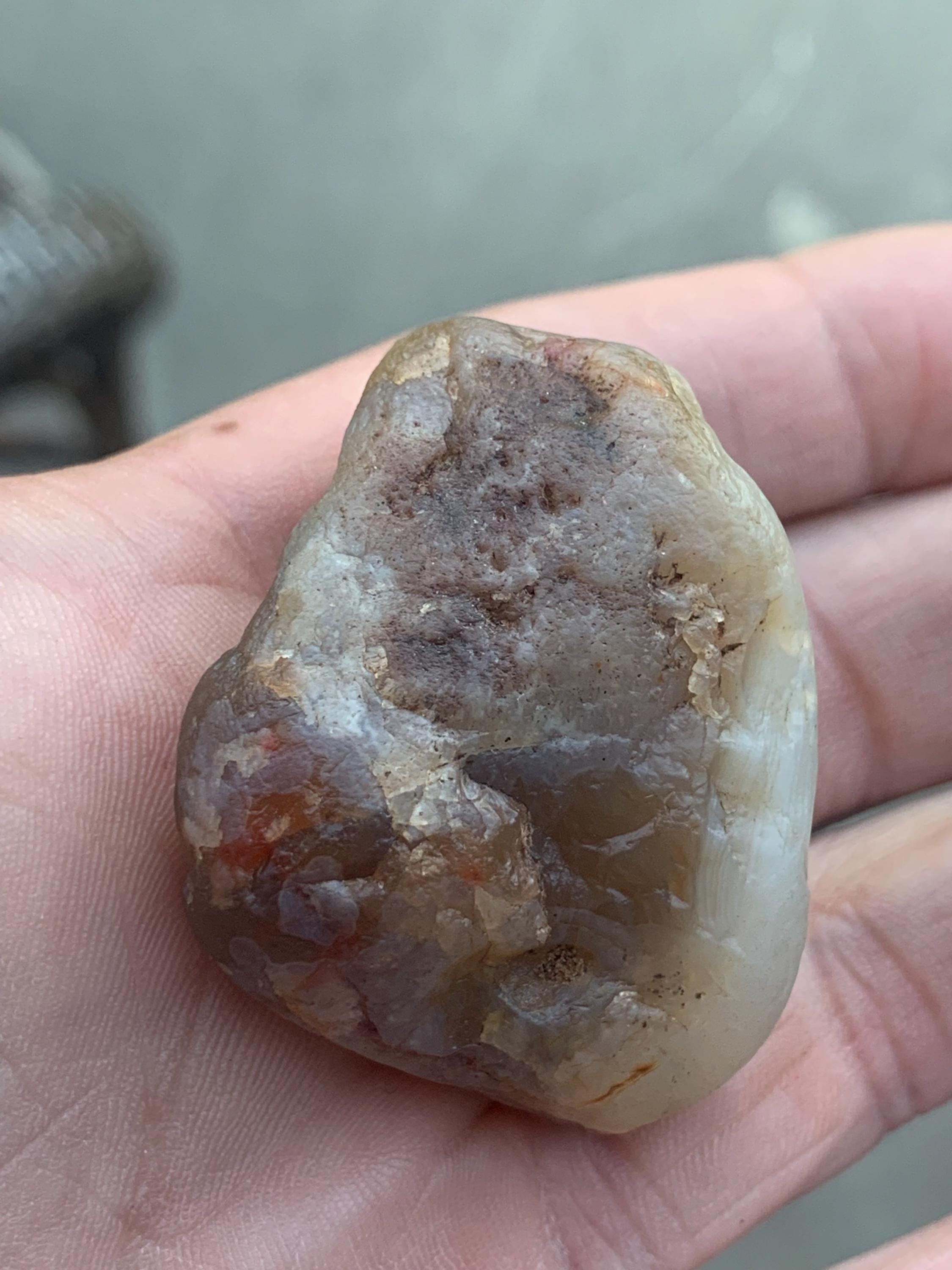 Lake Superior Agate Shadow Banding, White, Very Cool Rock Even Better ...