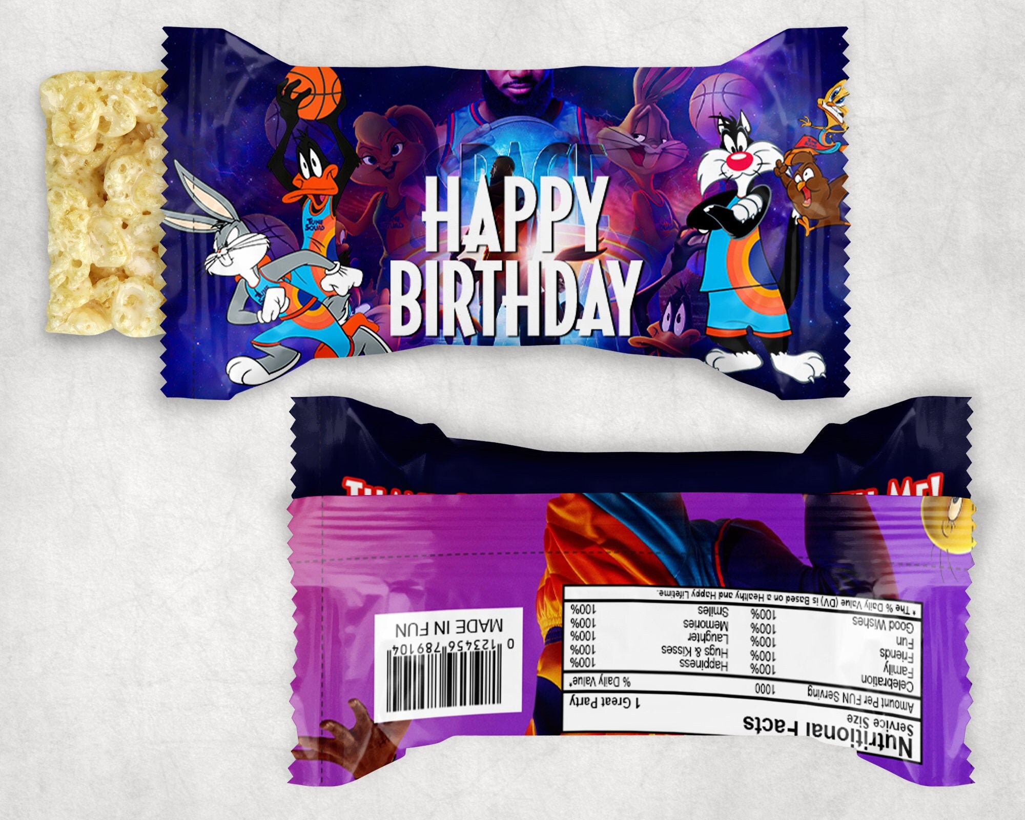 Party Favors & Games Party Supplies Party Favors Space Jam Chip Bag ...