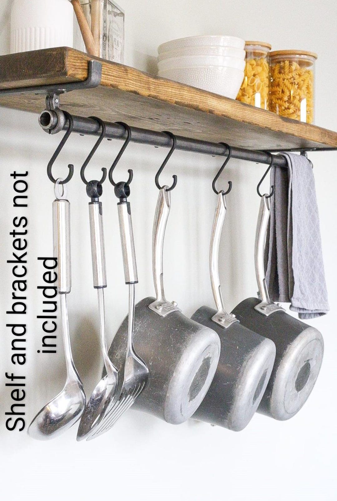 Hanging Rail Untensil Rail Kitchen Rail Kitchen Storage Utensil Rack ...