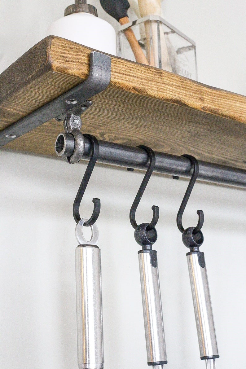 Hanging Rail Untensil Rail Kitchen Rail Shelving Not - Etsy