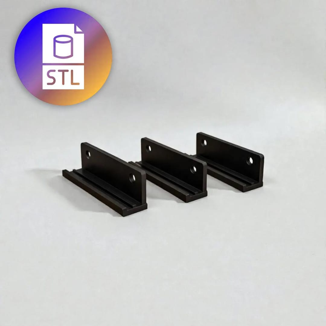 Vinyl Record Wall Mount STL | 3D Print LP Holder | Modern Wall Display ...