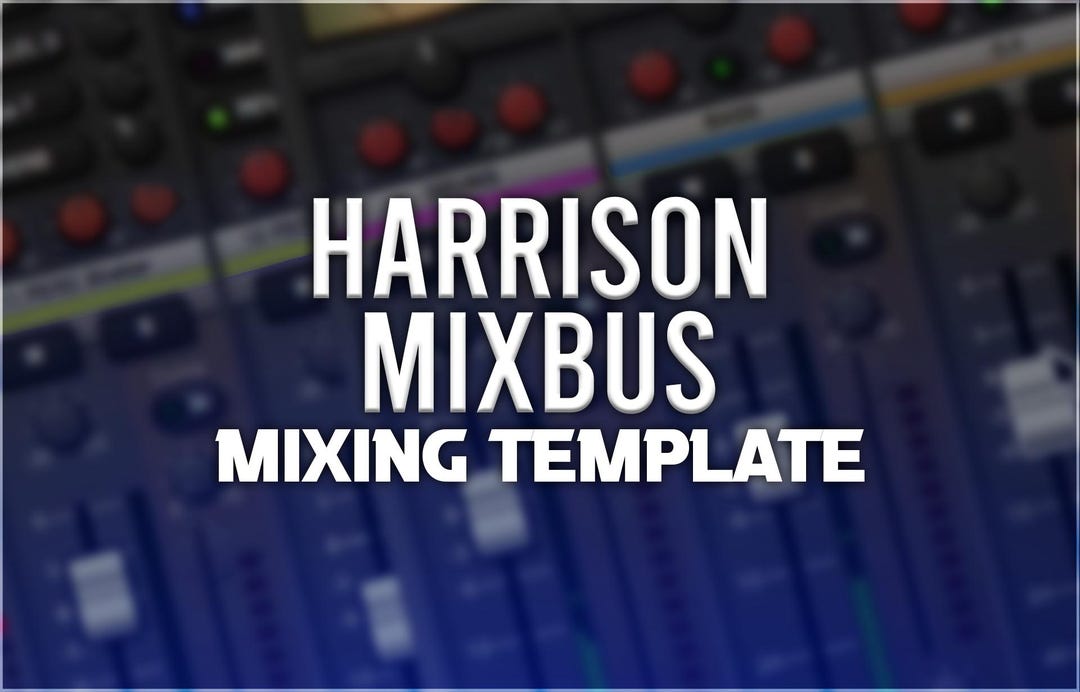 Harrison Mixbus 10 | Professional Mixing Template - Etsy