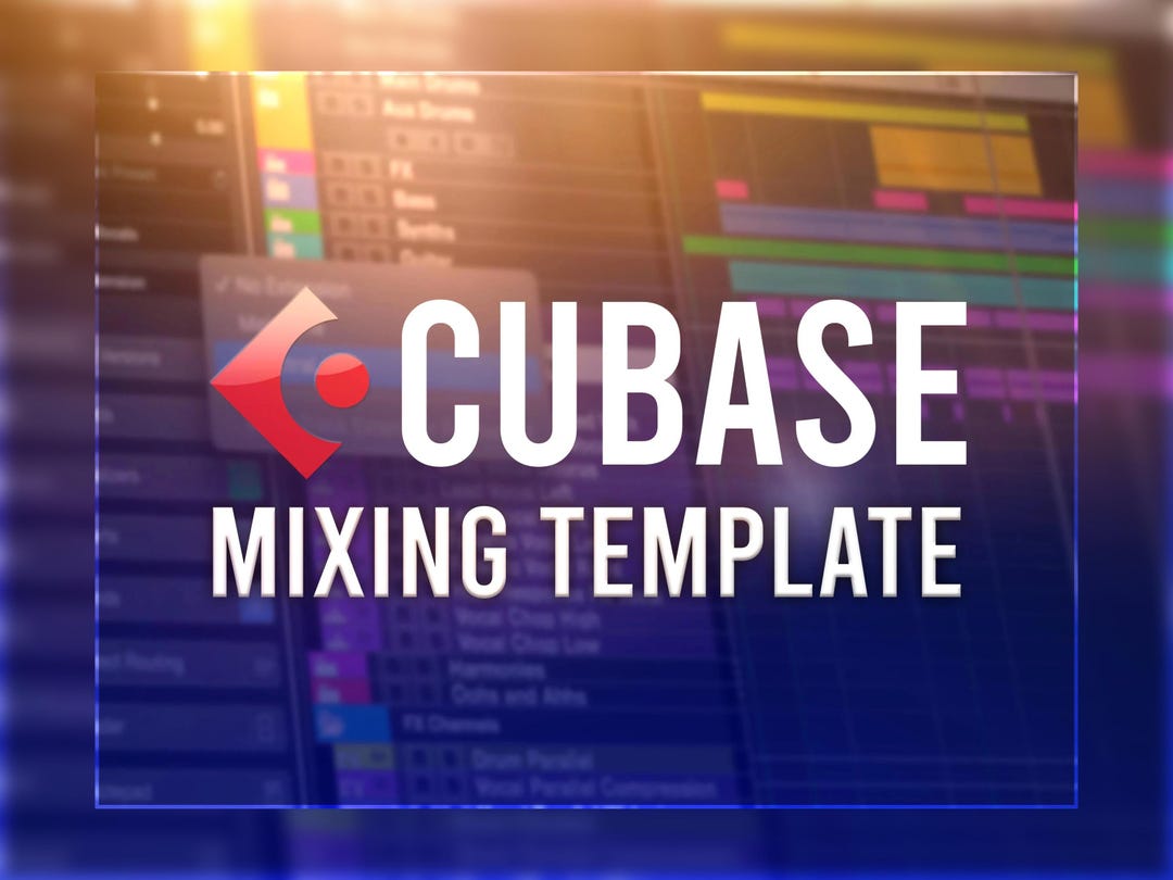 Cubase Pro 13 - Professional Mixing Template - Etsy UK