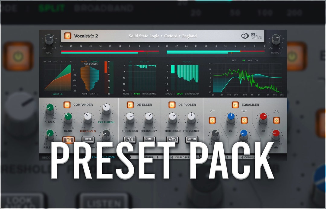 Ssl Native Vocalstrip 2 Preset Pack Etsy