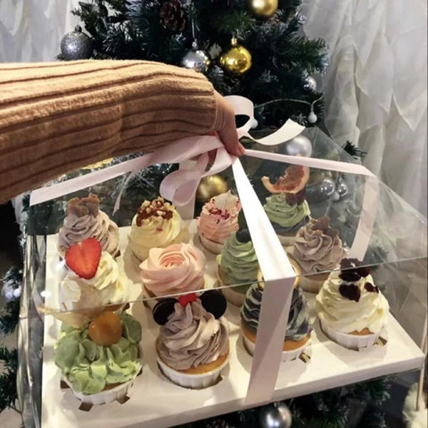 Clear Cupcake Boxes - Etsy