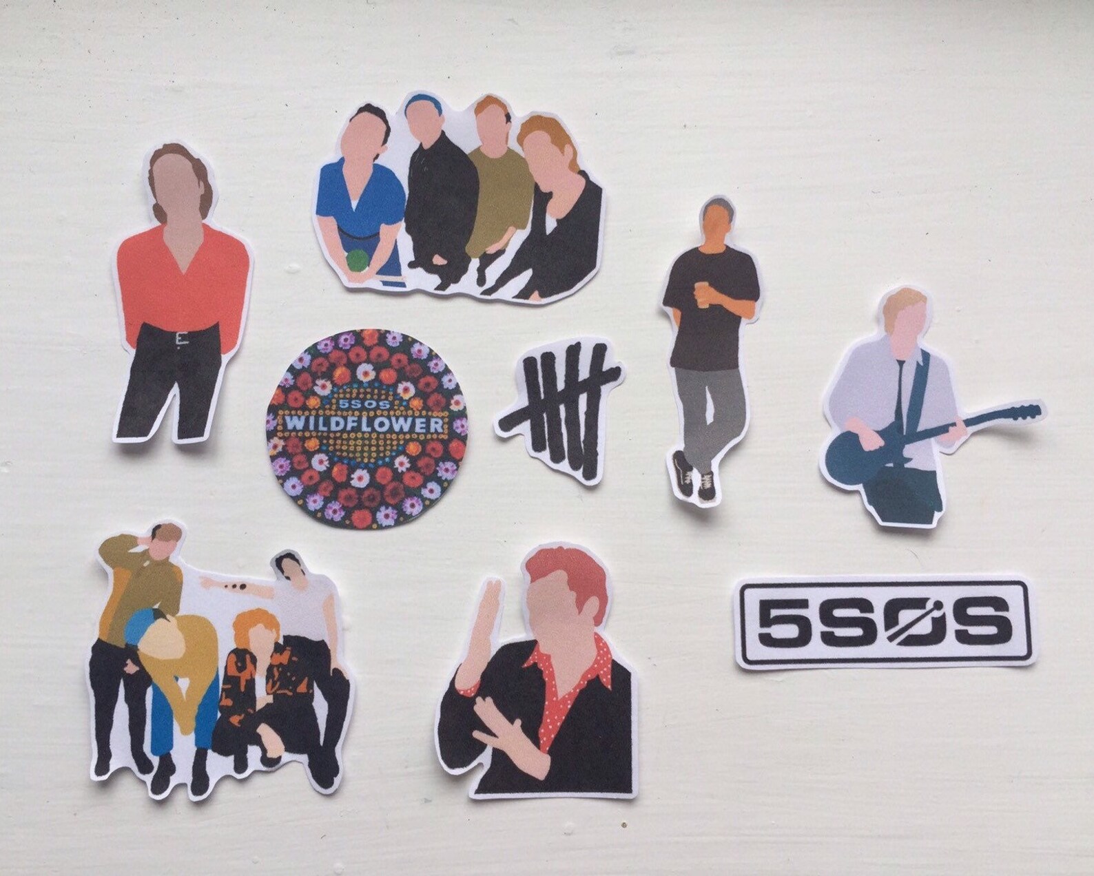 5sos Sticker Set | Etsy