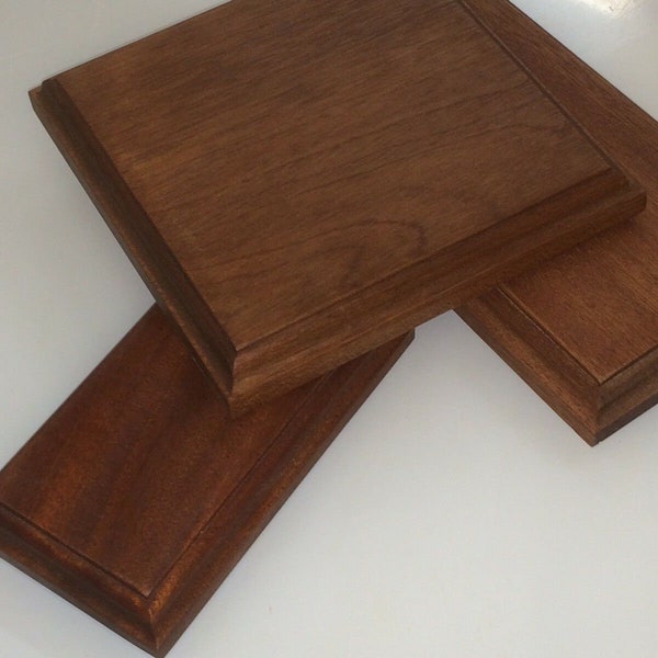 Wood Display Base Plinth - Etsy UK