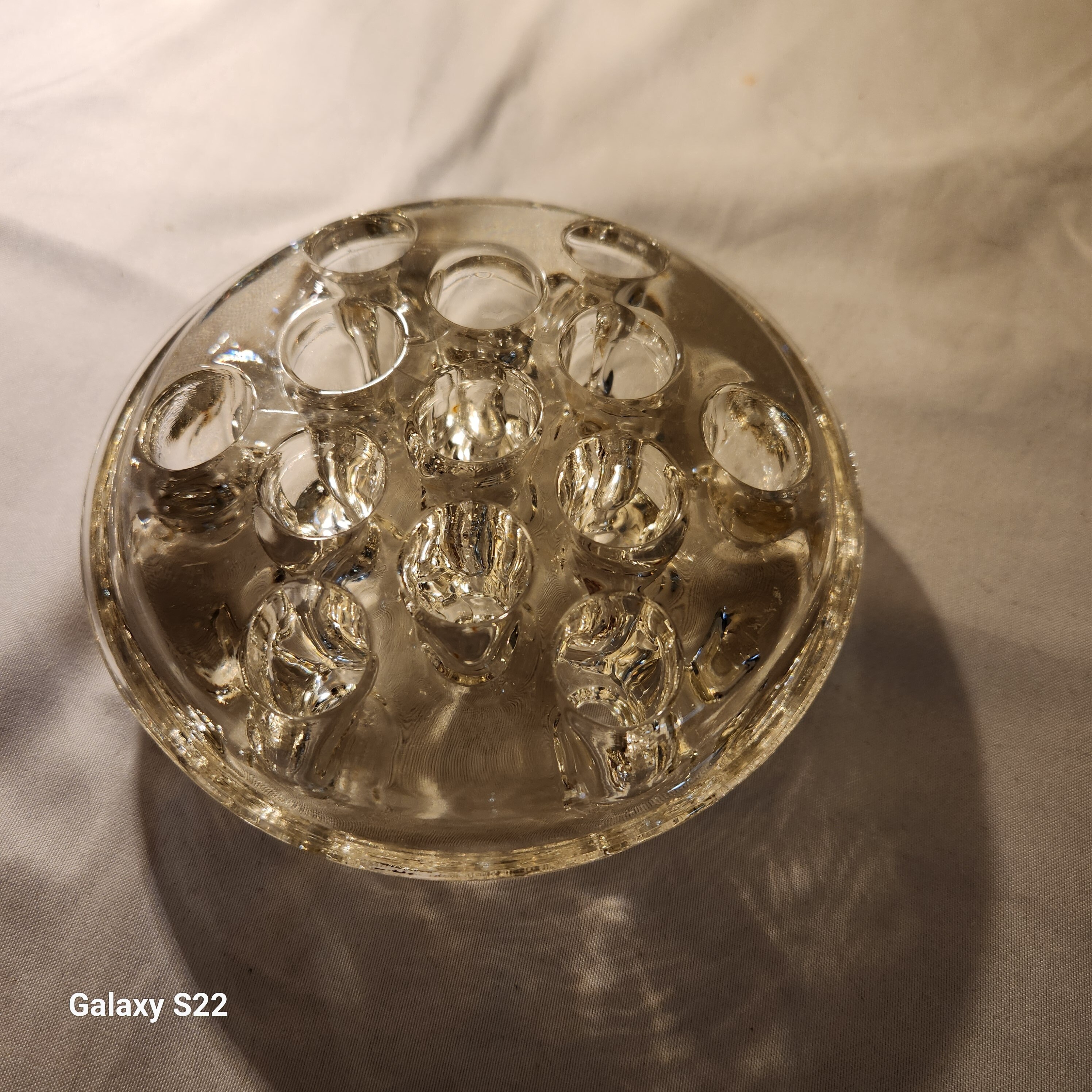Glass Flower Frog - Etsy