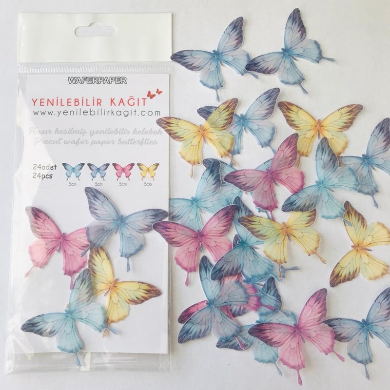 Wafer Paper Butterflies - Etsy