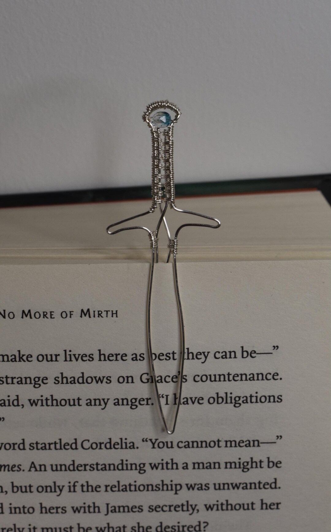 Sword Bookmarks, Wire Wrapped Copper Swords, Bookish Gift - Etsy
