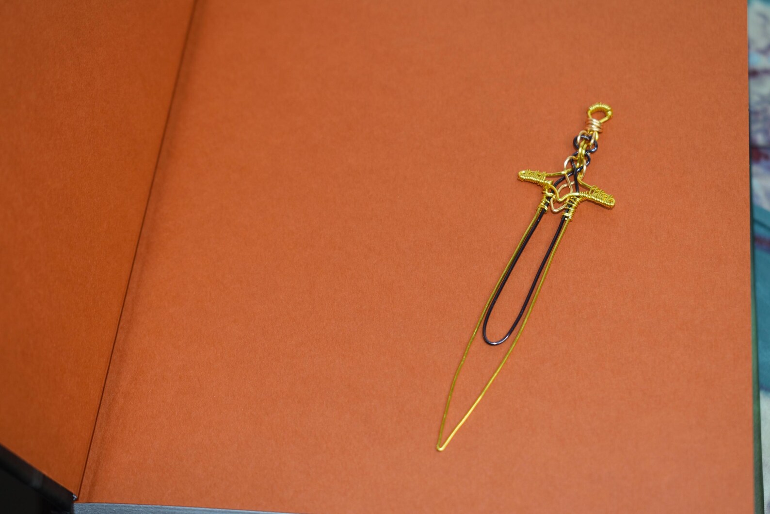 Sword Bookmarks, Wire Wrapped Copper Swords, Bookish Gift - Etsy UK