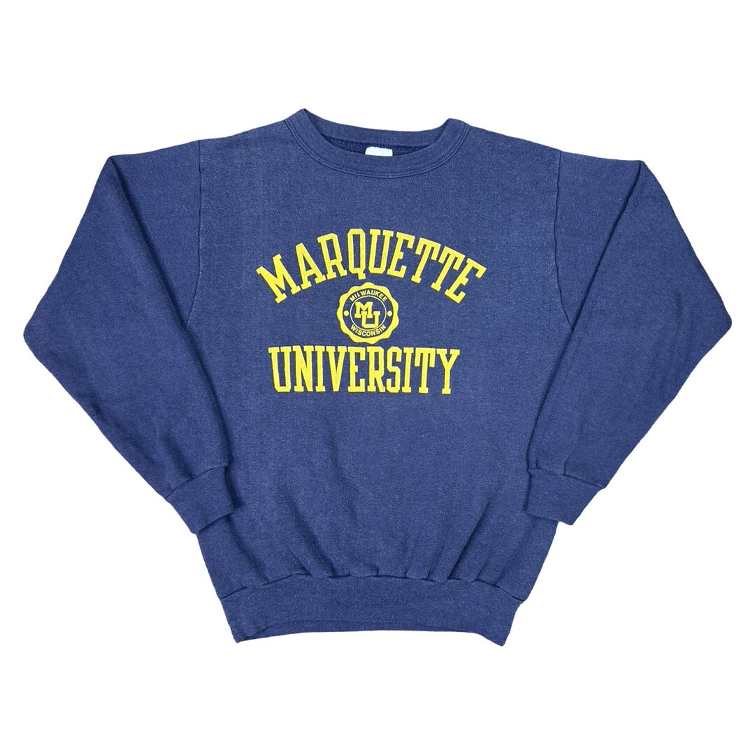 Vintage American Athlete Marquette University Crew Neck Sweatshirt Size ...