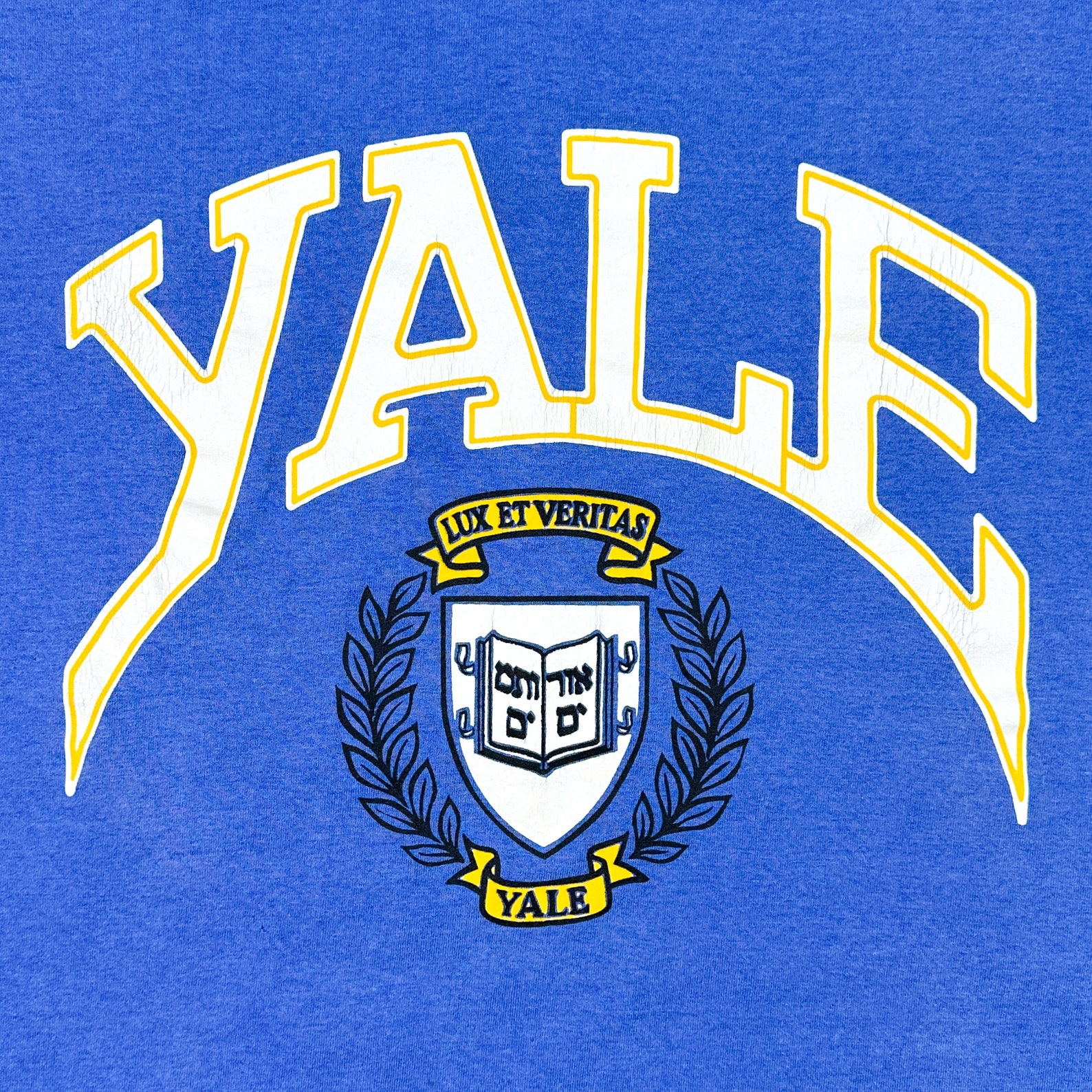Vintage Screen Stars Yale University Crew Neck Tee Size Large Blue ...