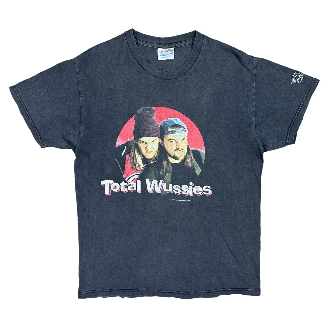 Vintage Hanes Jay & Silent Bob Total Wussies Movie Promo Tee Size ...
