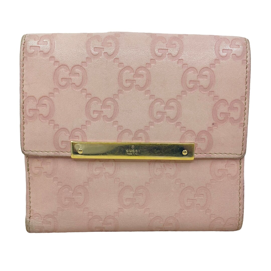 Vintage Gucci Compact Trifold Wallet in GG Guccissima Leather Designer ...