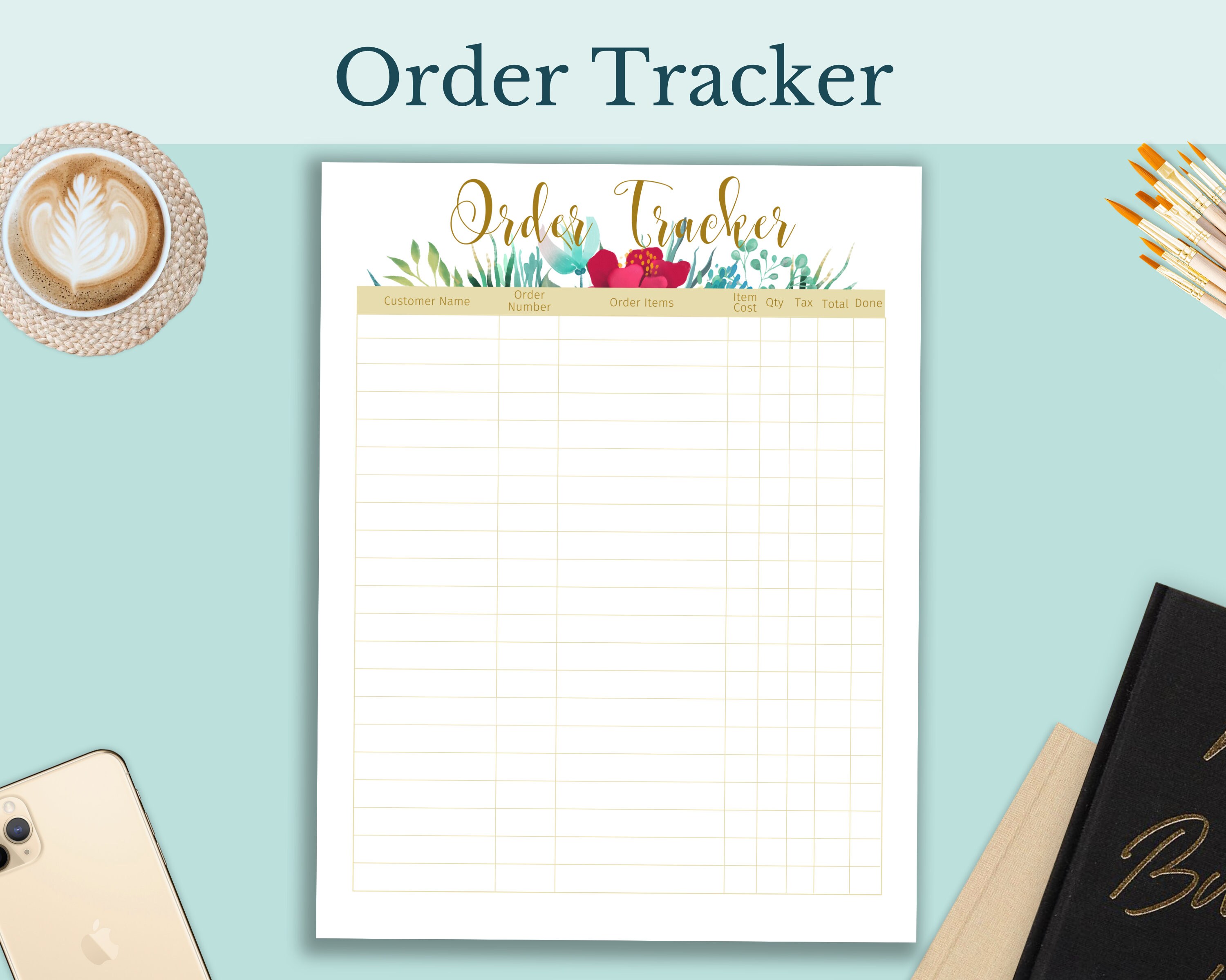 Order Form Bundle Small Business Documents A4 A5 Letter - Etsy