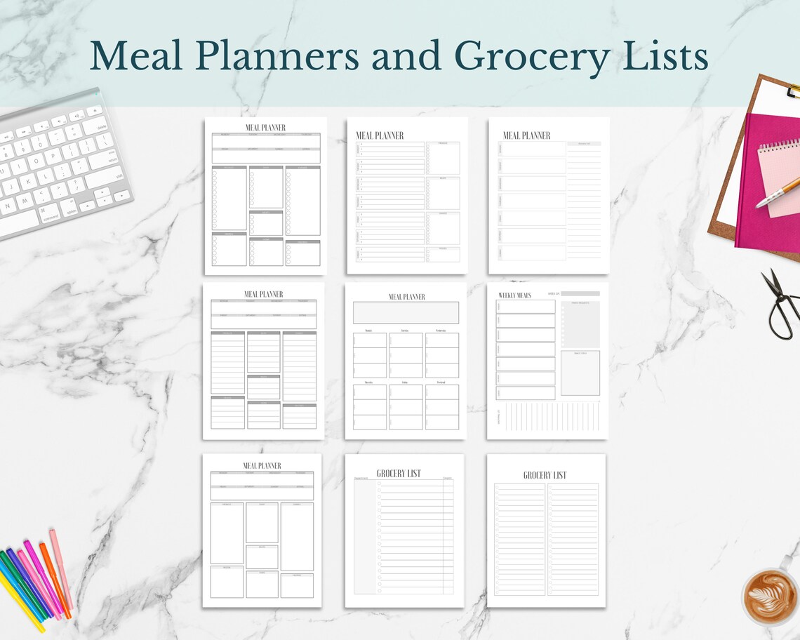Business and Life Planner Mega Bundle, Yearly, Monthly, Weekly ...