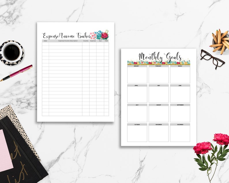 Wine Glass Order Form Customer & Order Trackers Business - Etsy