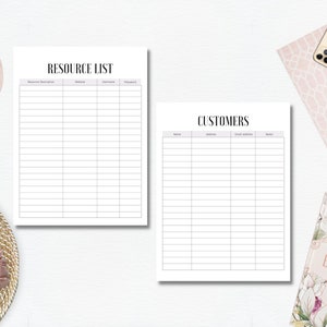 Editable Coaster Order Forms Bundle, Canva Template - Etsy