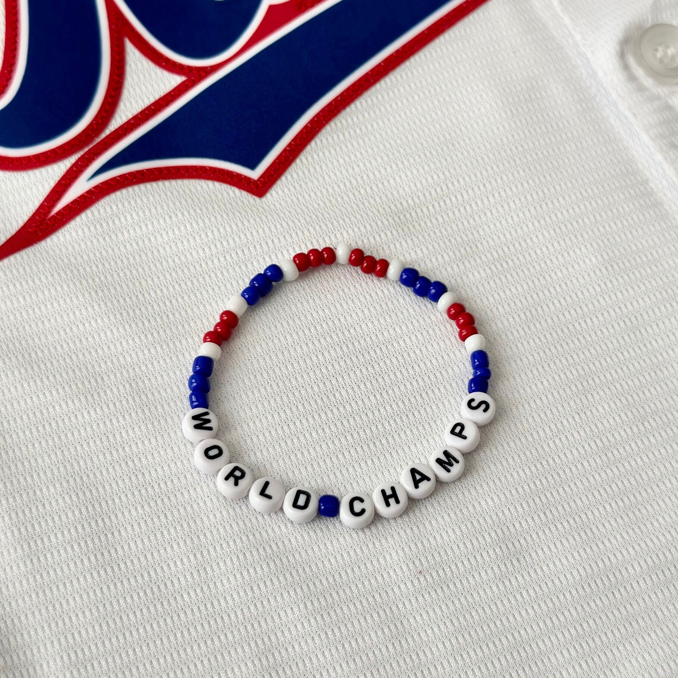 Texas Rangers Beaded Bracelets, World Series Champions, Baseball ...