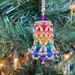 Handmade Rainbow Bell Beaded Christmas Ornament, Vintage Ornament ...